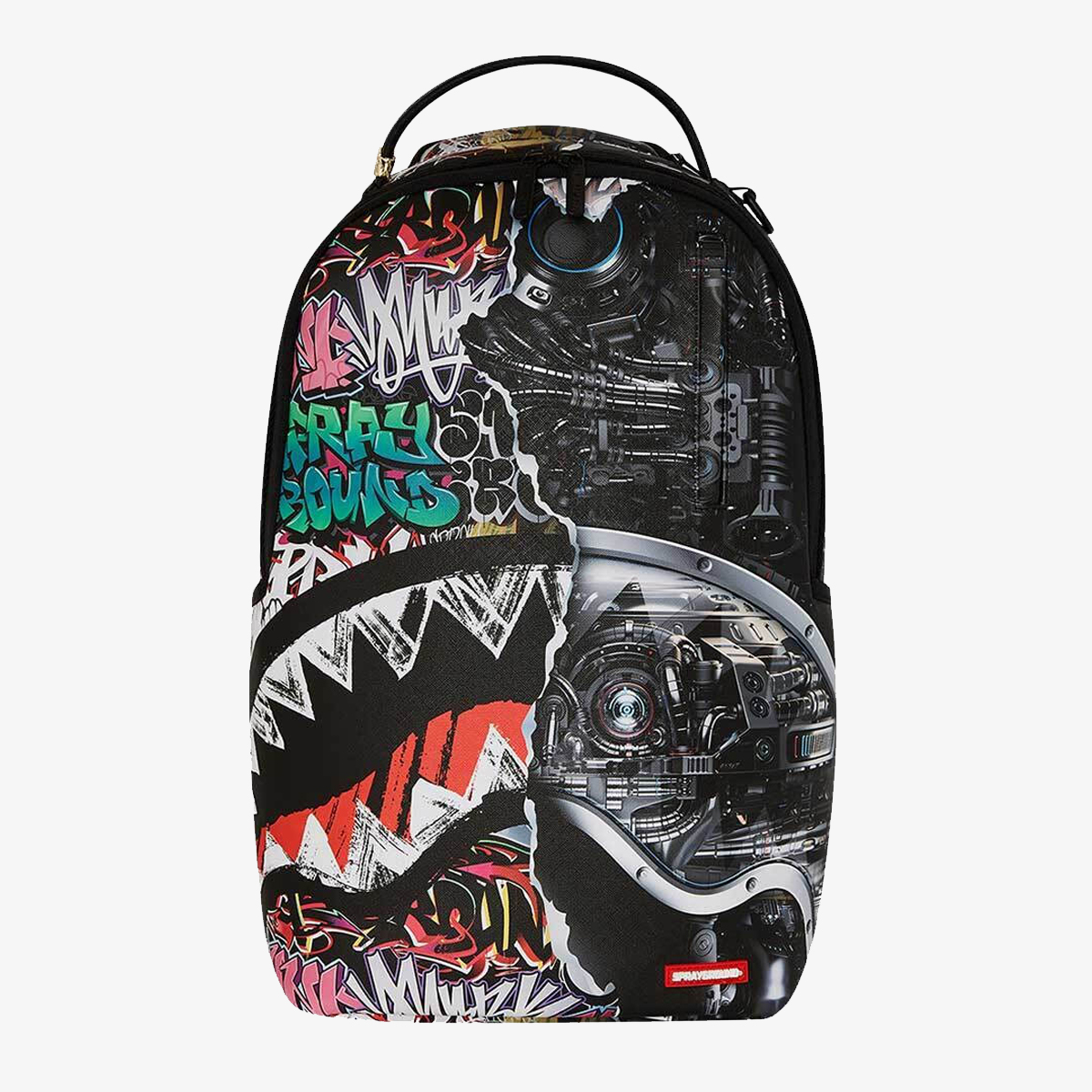 SPRAYGROUND Ranac SPLIT CYBERSHARK DLXSV BACKPACK | Buzz - Online Shop